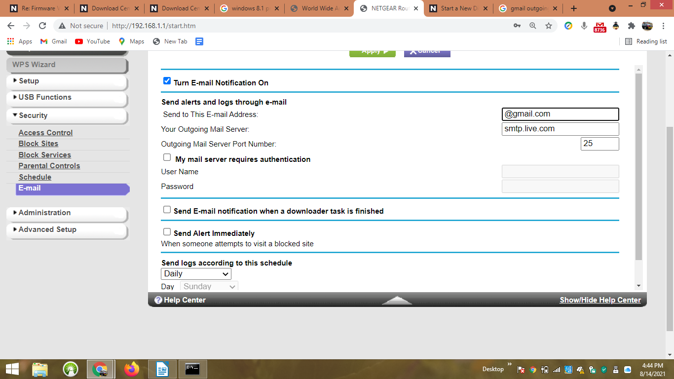 USING GMAIL OUTGOING MAIL SERVER TO SEND ACCESS LO NETGEAR Communities using-gmail-outgoing-mail-server-to-send-access-lo-netgear-communities